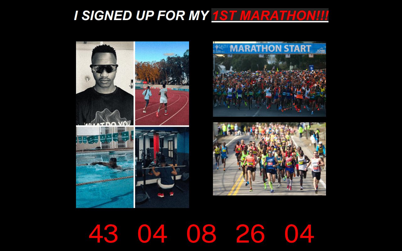 My 1st Marathon